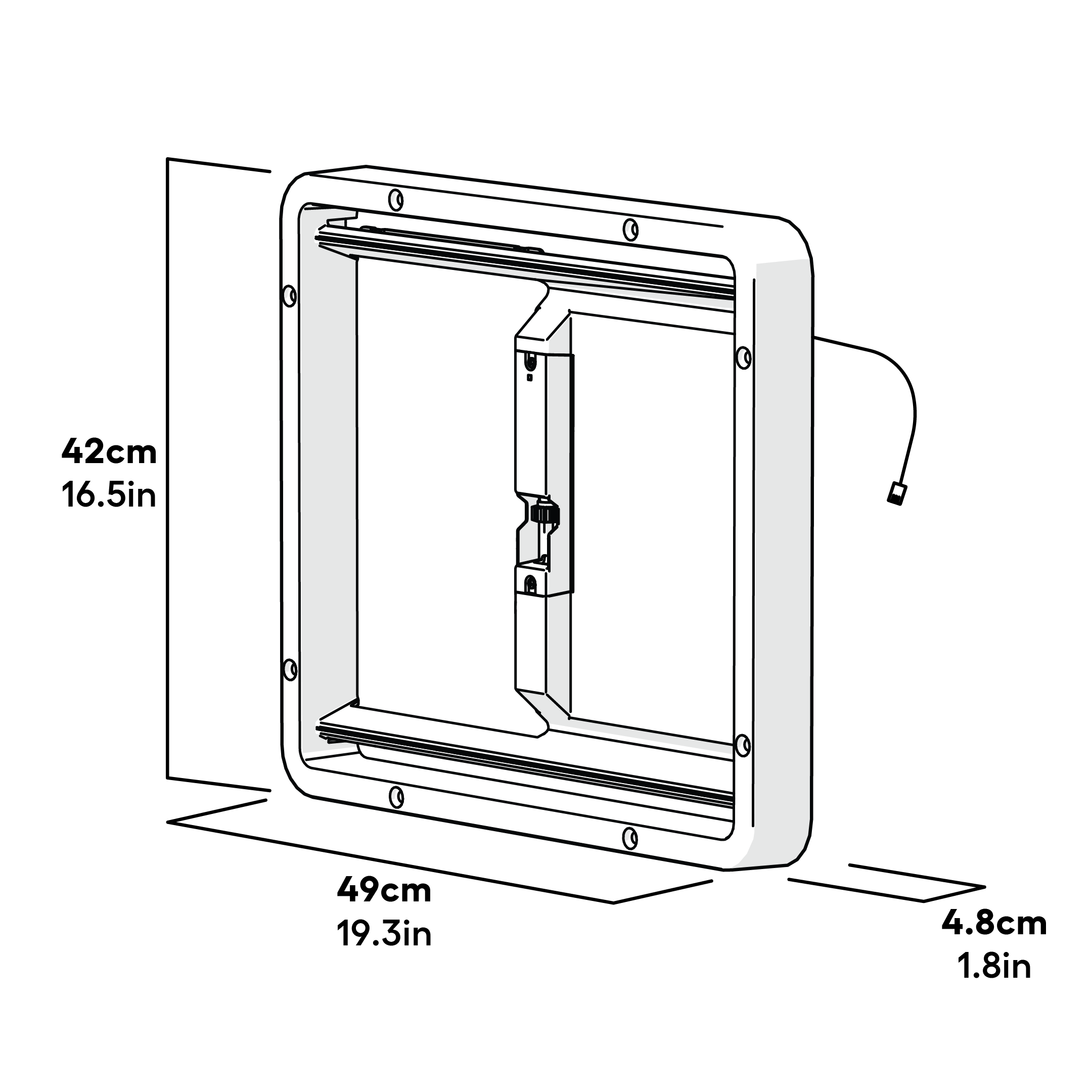 Autodoor Frame with Motor Assembly | Omlet