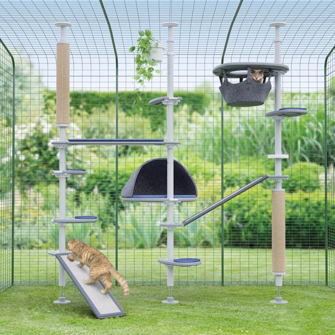 Freestyle Outdoor Cat Tree - Customisable Cat Climbing Frame | Omlet
